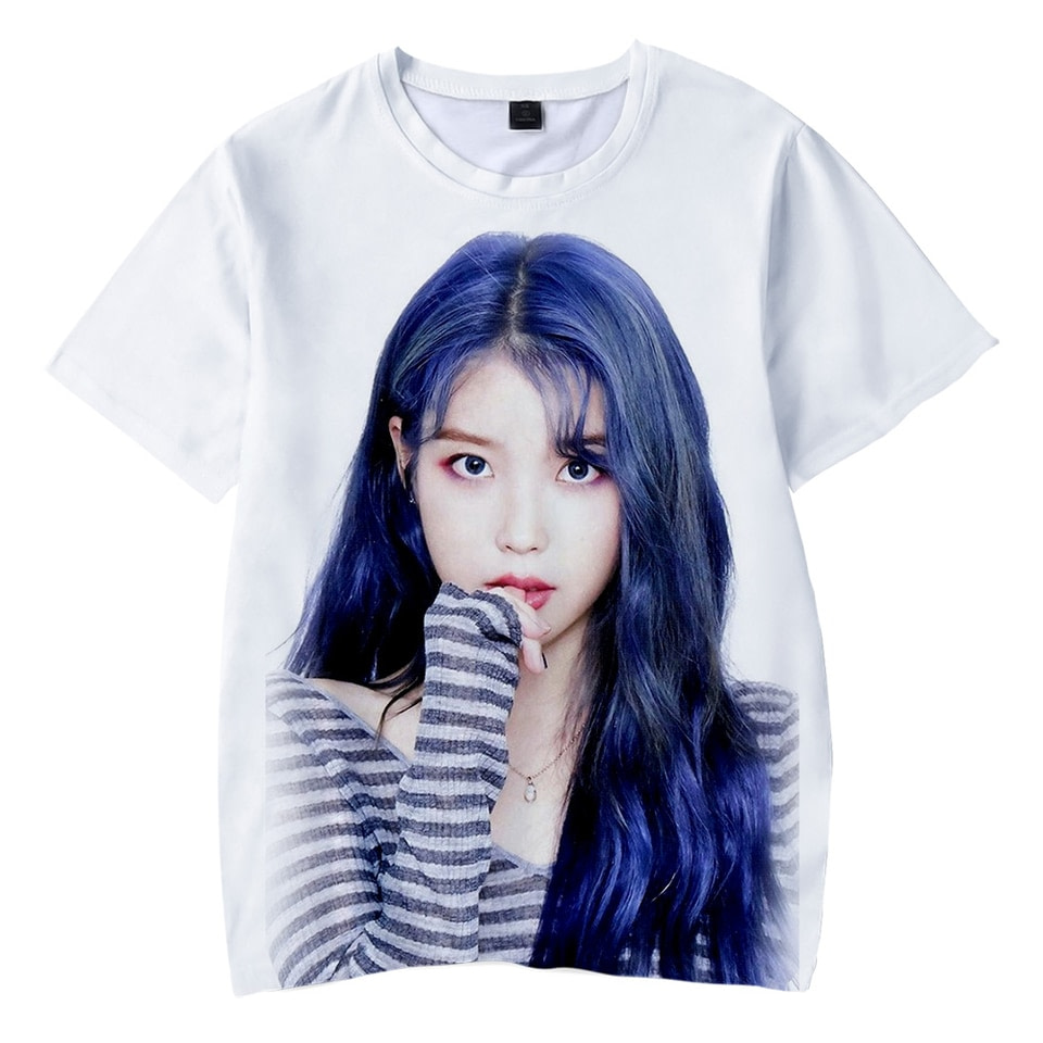 T-shirt IU chanteuse K-pop séductrice. - Fan de KPOP